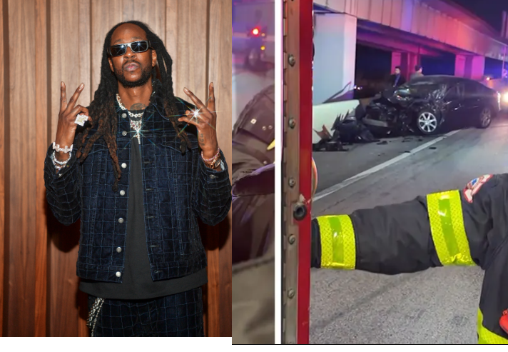 Rapper 2 Chainz is rushed to hospital after car accident in Miami ...